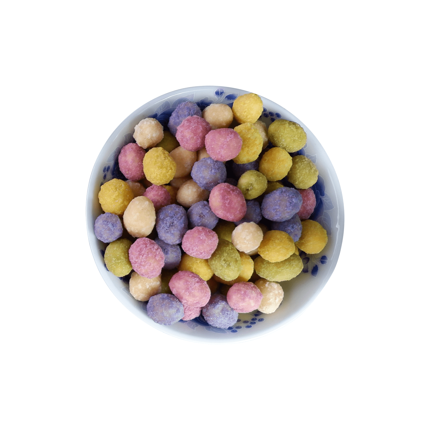 Natural multi-colored yogurt coated peanuts 10g - sample - Miss Linh
