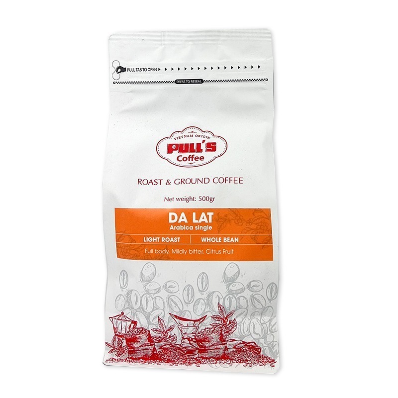 Da Lat Arabica Single - 100% Arabica - Light roast - Whole bean - 500g ...